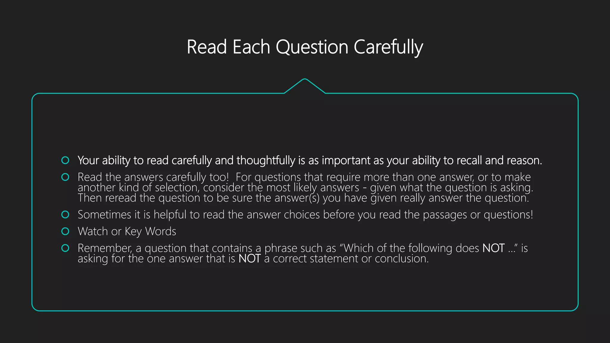 Test Taking Tips for Praxis Study | PPTX