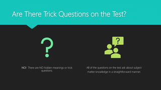 Test Taking Tips for Praxis Study | PPTX