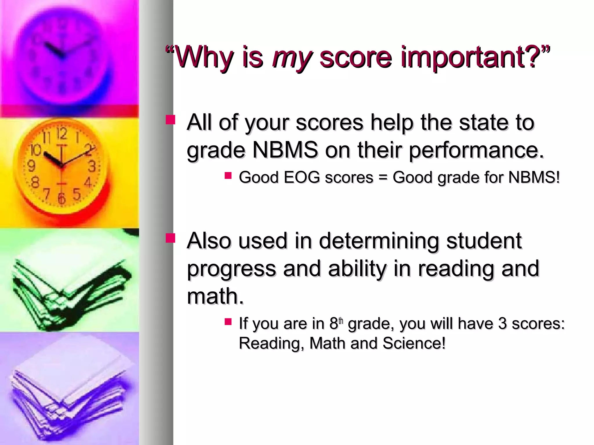 Test taking tips for the eo gs powerpoint | PPT | Standardized Testing ...