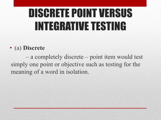 Test techniques | PPT