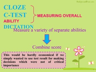 Test techniques and testing overall ability | PPTX