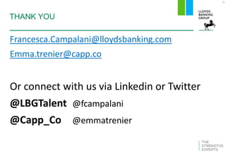 Test the 'Strength' of your graduate development - Lloyds Banking Group ...