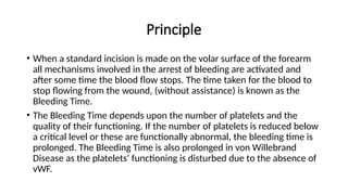 Test to evaluate hemostasis hematology.pptx