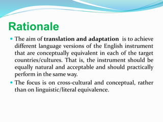 Test Translation.pptx | Educational Assessment | Education