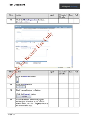 Test Script User Acceptance Sample HRF 91 | PDF
