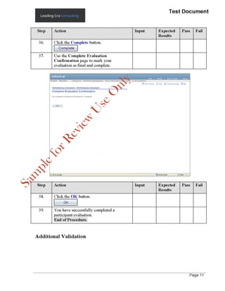 Test Script User Acceptance Sample HRF 91 | PDF