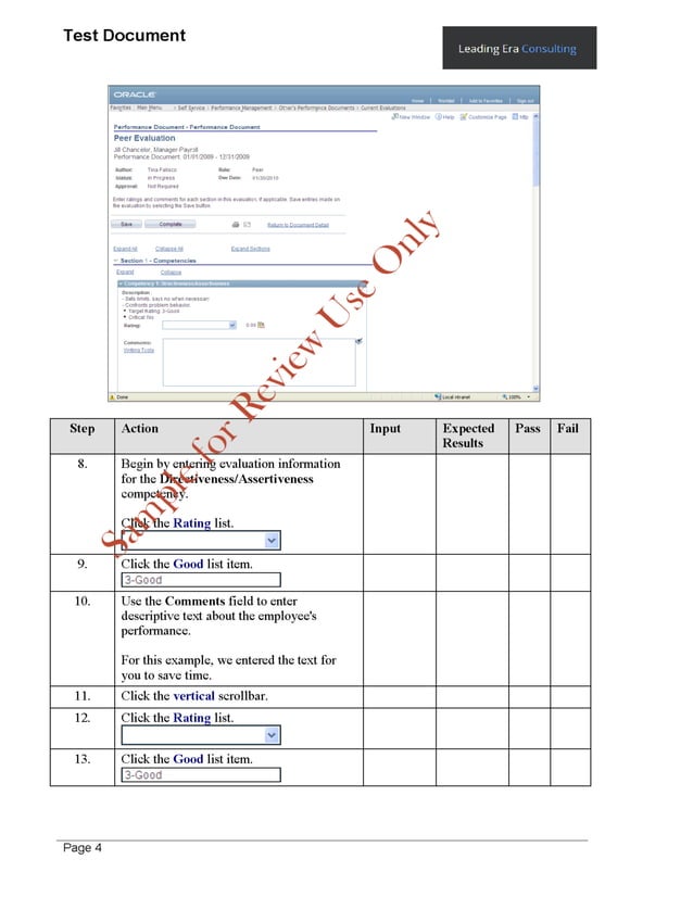 Test Script User Acceptance Sample HRF 91 | PDF