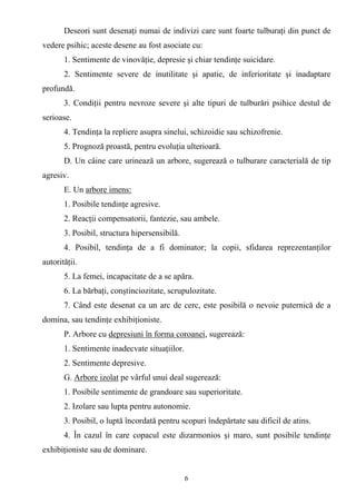 Testul arborelui1 | PDF