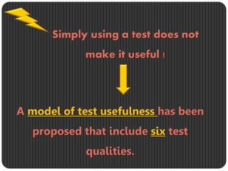 Test Usefulness | PPTX