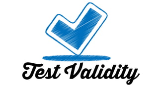 Test validity | PDF