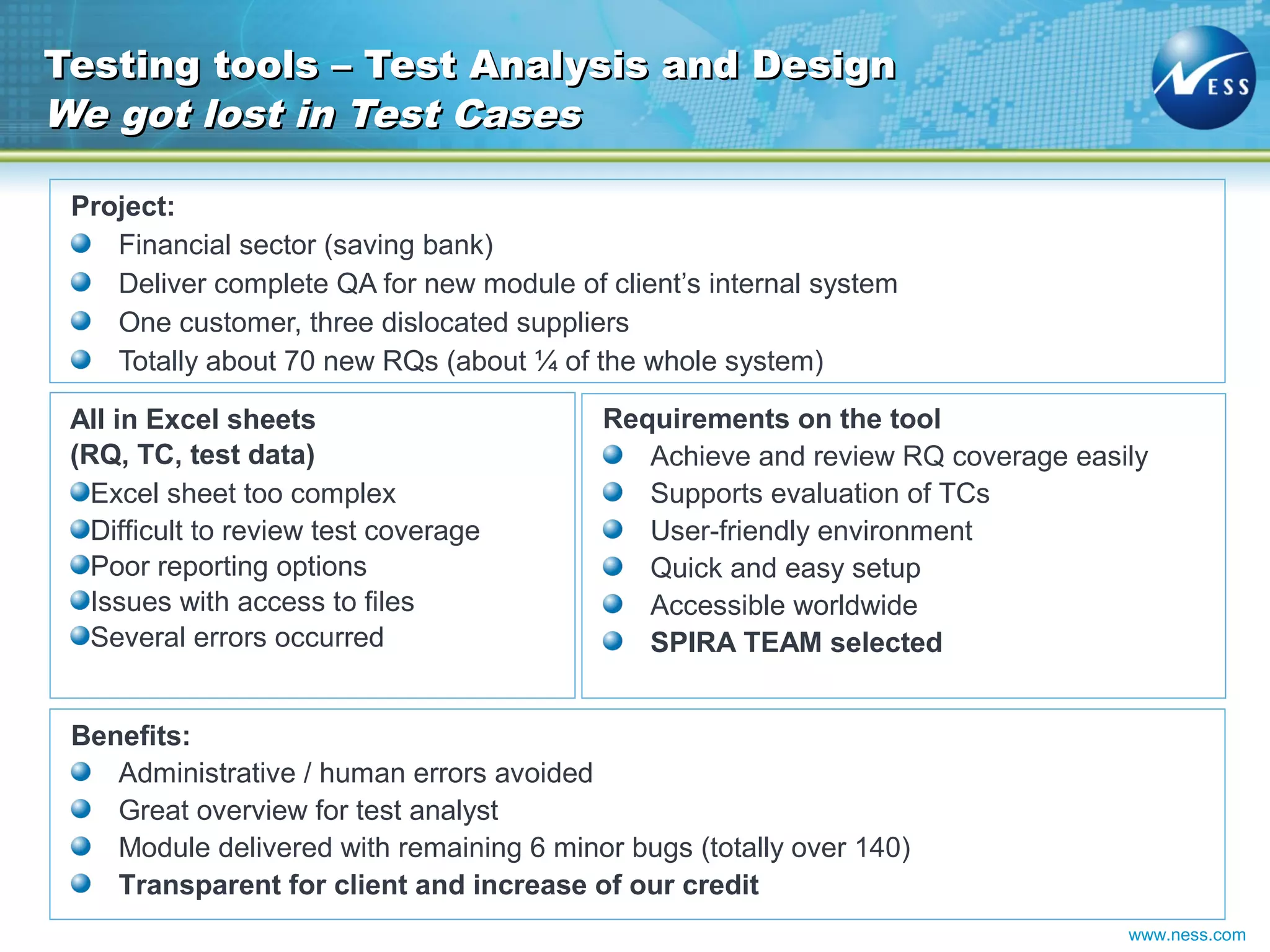 Testwarez 2009 Use Proper Tool | PPT
