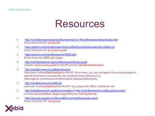 TestWorks Conf Robot framework - the unsung hero of test automation ...