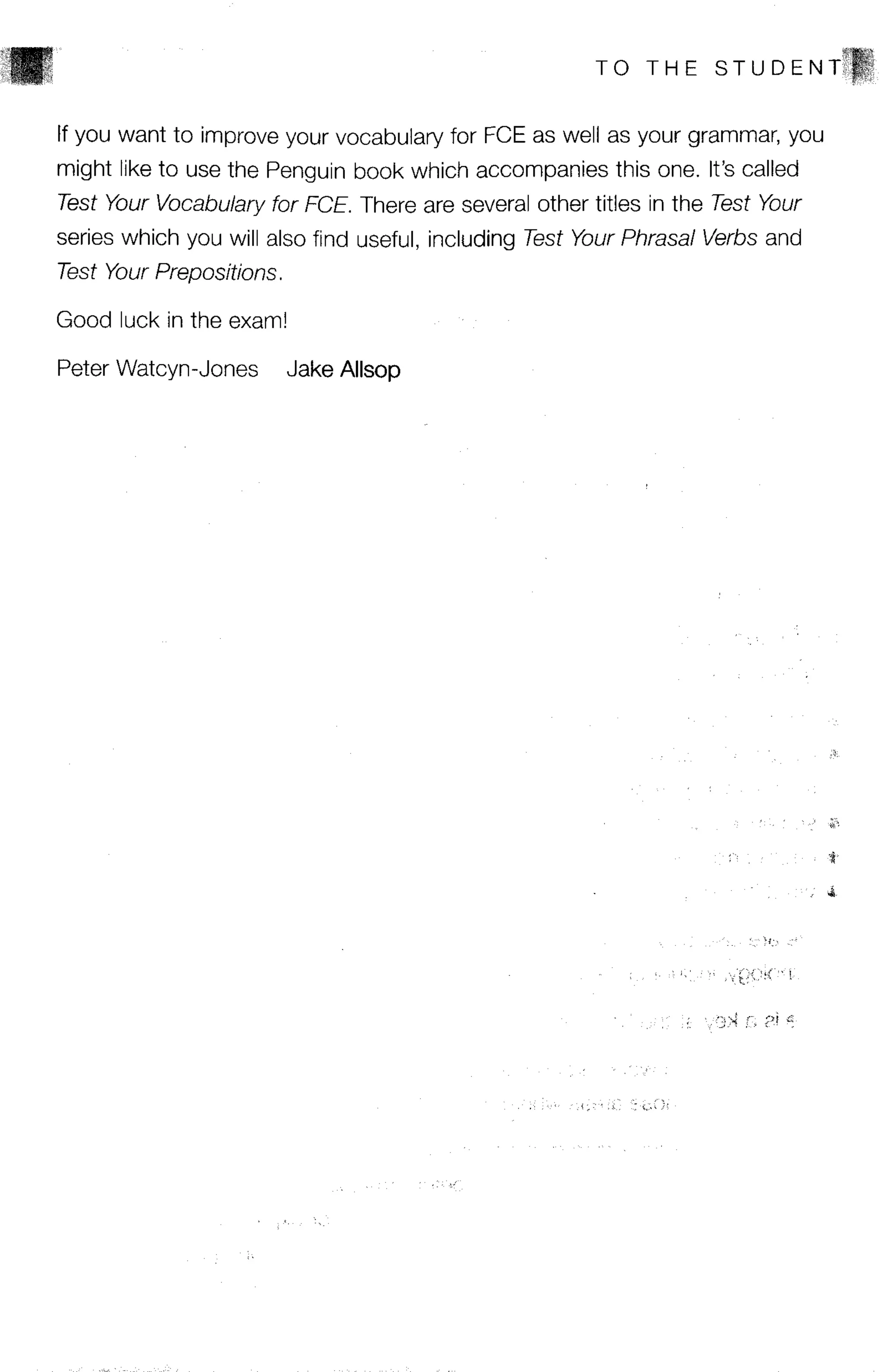 (Test your...) peter watcyn jones, jake allsop-test your grammar and ...