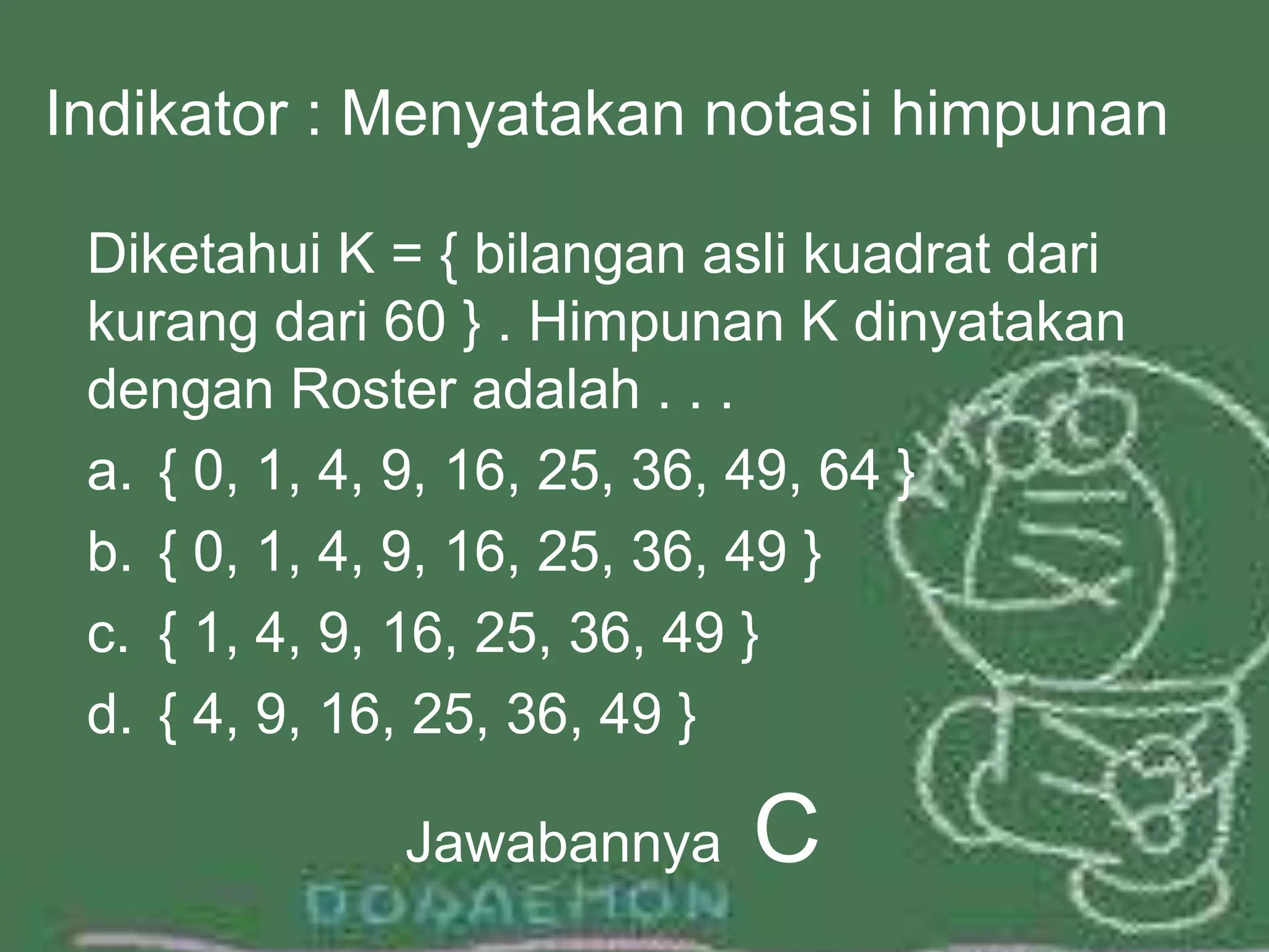 power point materi himpunan kelas VII semester 2 | PPTX