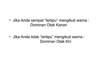 tes warna, pelangi pelangi alangkah indahnya merah kuning hijau ...
