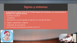 Tetano neonatal | PPTX