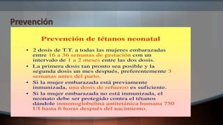 Tetano neonatal | PPTX