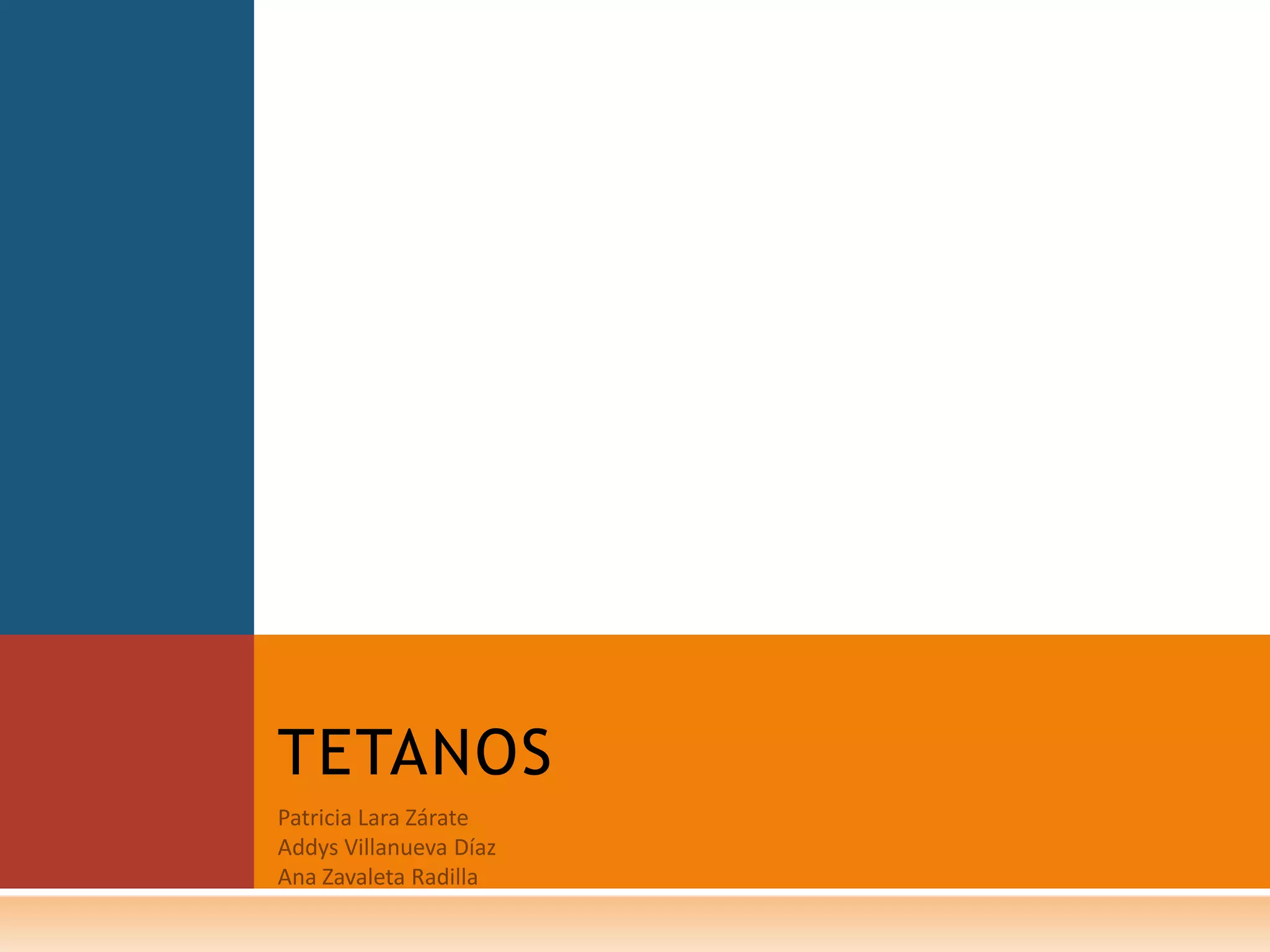 Tetanos | PPTX