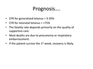 Tetanus-1.pptx | Brain and Nervous System Disorders | Diseases and ...