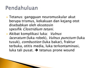 Tetanus | PPTX