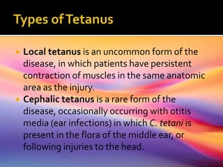 Tetanus | PPTX