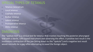 Tetanus | PPT