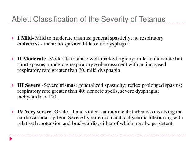 Tetanus