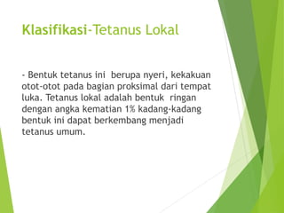 Tetanus | PPT