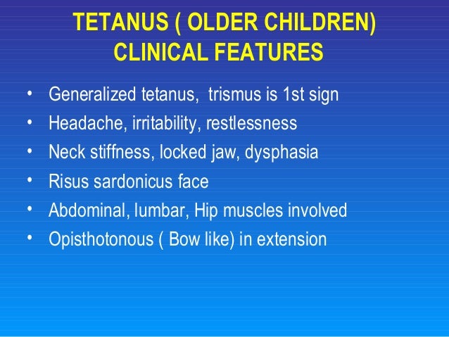 Tetanus
