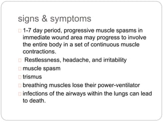Tetanus | PPTX