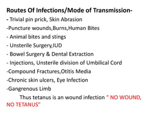 Tetanus | PPTX