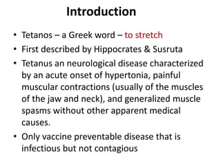 Tetanus | PPTX