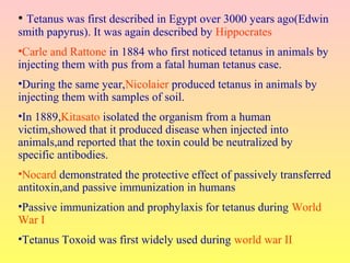 Tetanus | PPT
