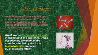 Tetanus | PPTX