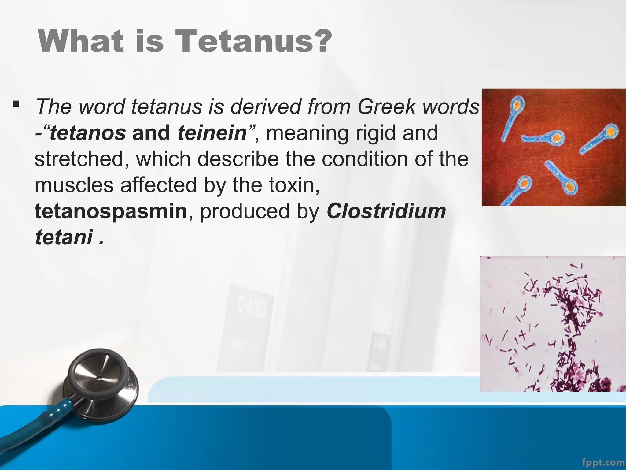 Tetanus by Dr.M.A.Aleem Siddiqui | PPT