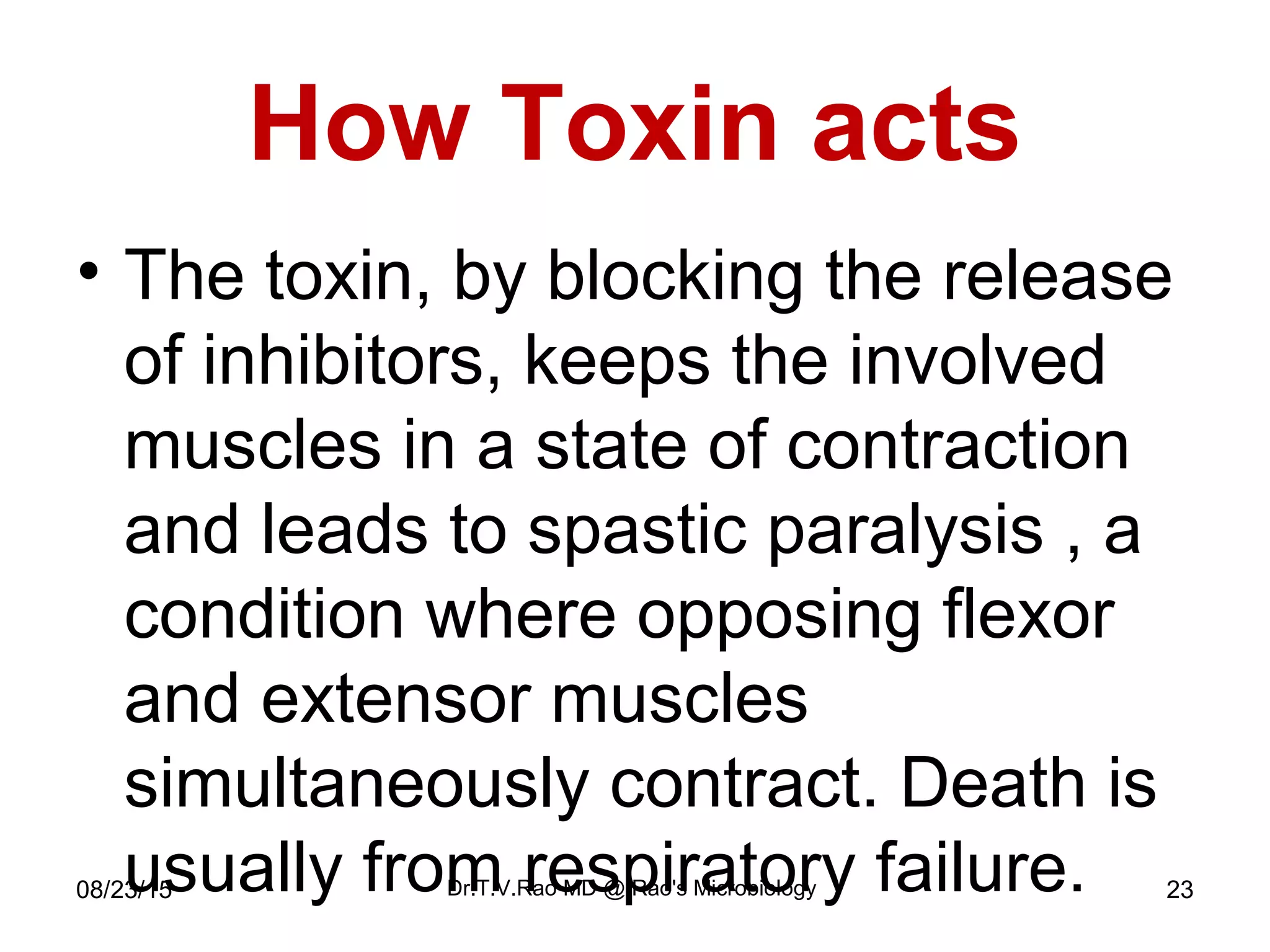 Tetanus Teaching basics | PPT