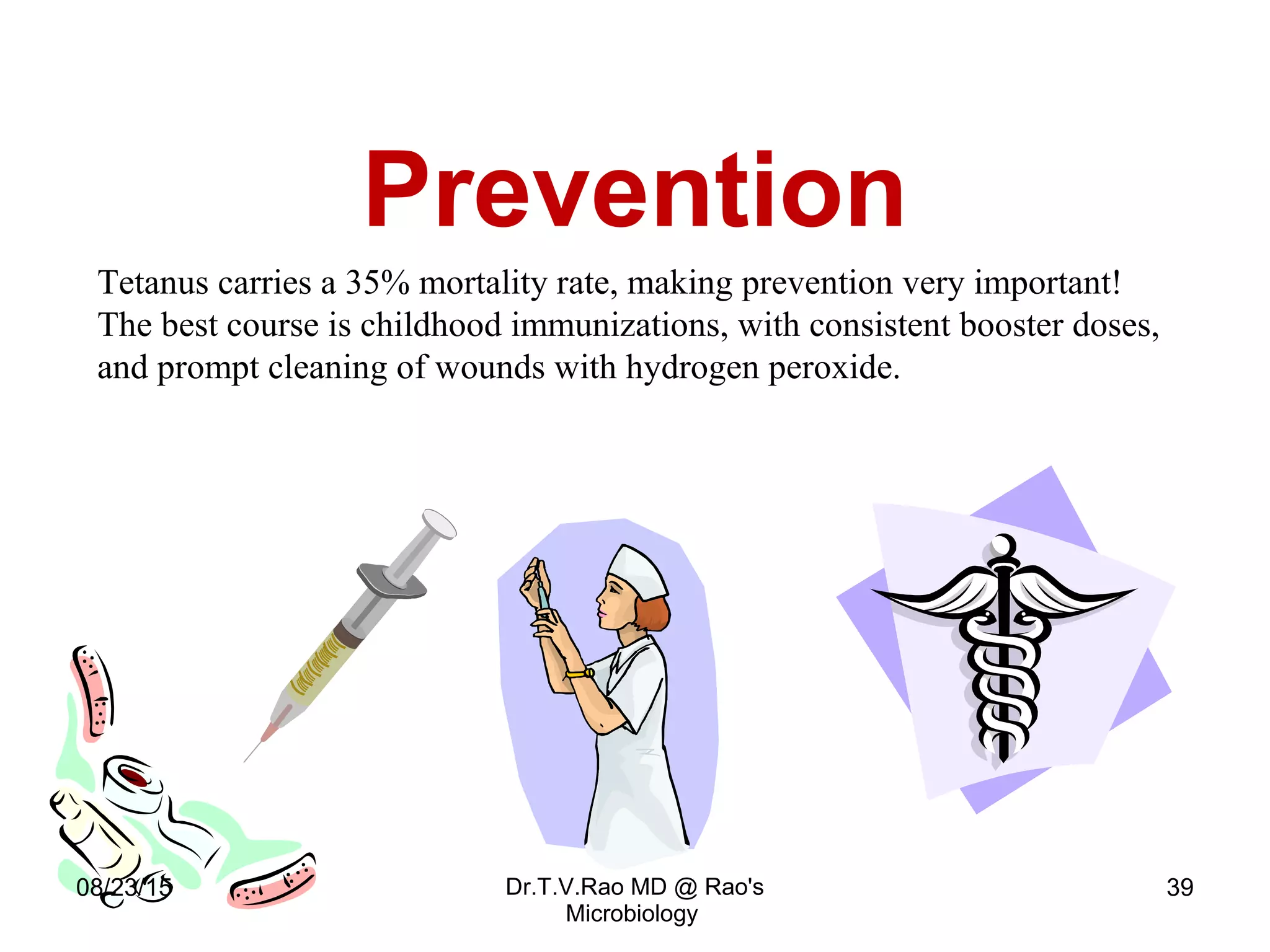 Tetanus Teaching basics | PPT