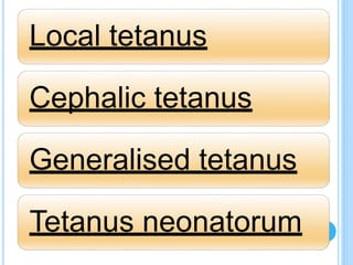 Tetanus | PPTX