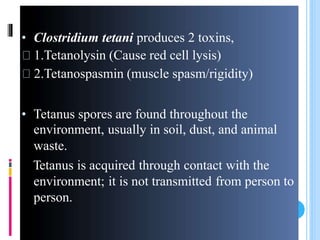 Tetanus | PPTX