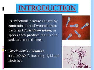 Tetanus Bacteria Structure