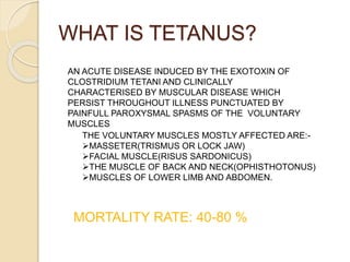 TETANUS | PPTX