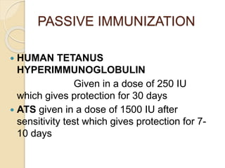 TETANUS | PPTX