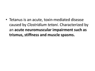 Tetanus | PPTX