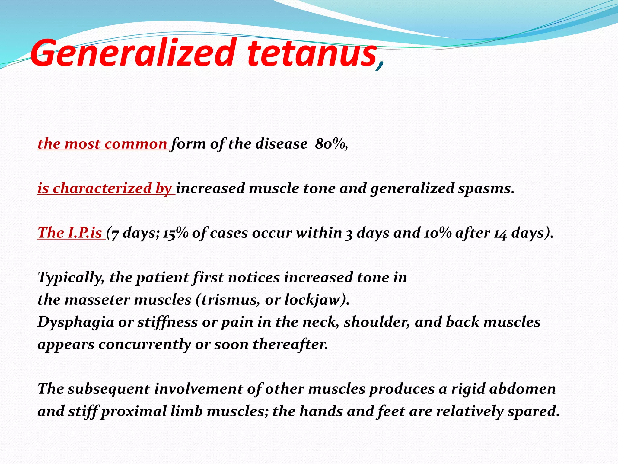 Tetanus | PPTX
