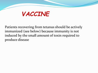 Tetanus | PPTX