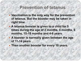 Tetanus | PPTX