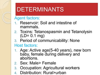 Tetanus- Introduction and Its epidemiology in Nepal | PPTX
