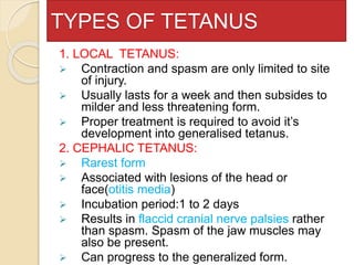 Tetanus- Introduction and Its epidemiology in Nepal | PPTX