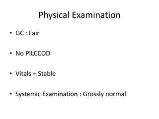 Tetanus: Case Presentation | PPTX