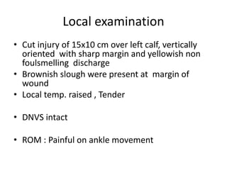 Tetanus: Case Presentation | PPTX